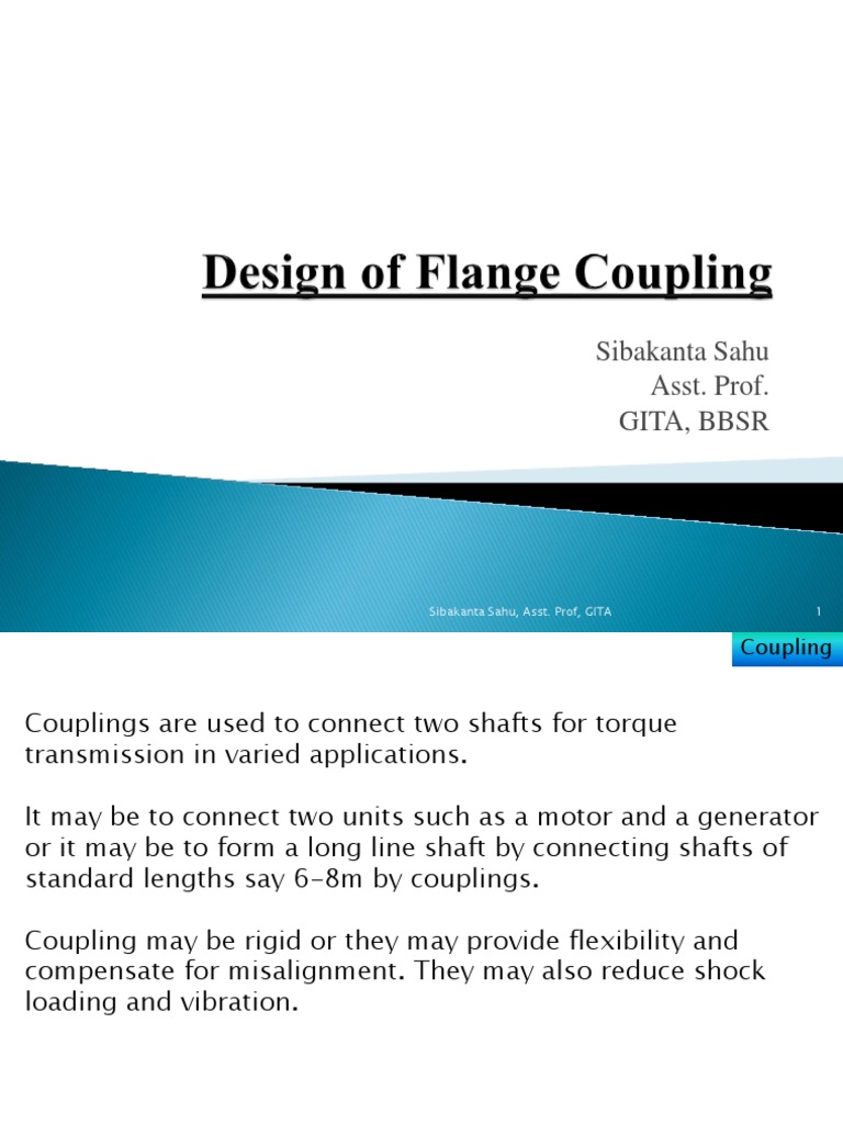 Types and Designs of Shaft Couplings for Torque Transmission | PDF ...