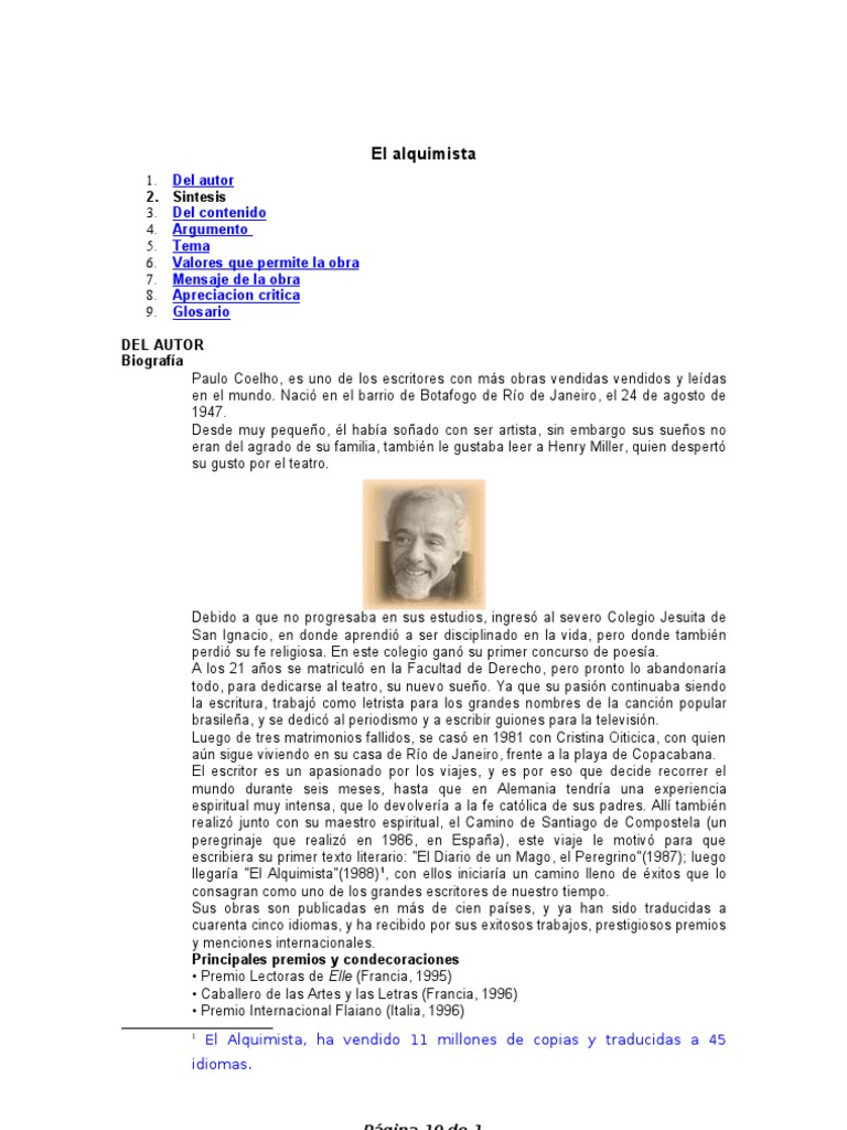 El Alquimista | PDF