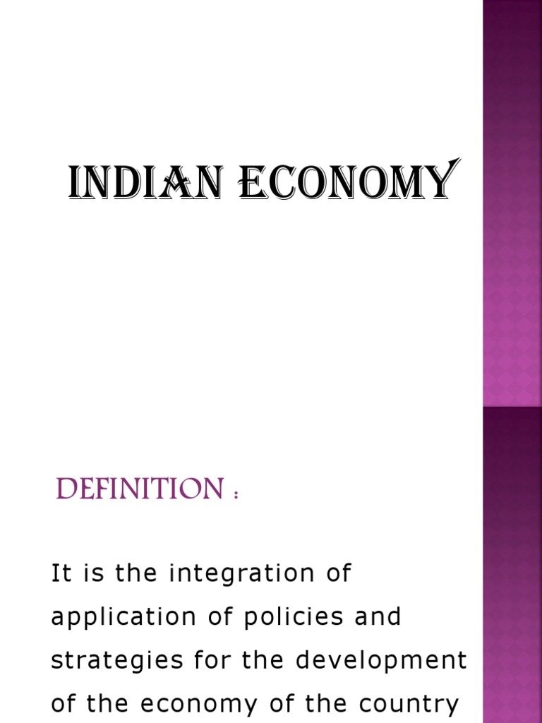 Overview of Indian Economy Classifications | PDF | Business
