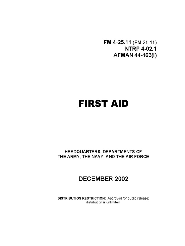 First Aid Full Manual | PDF