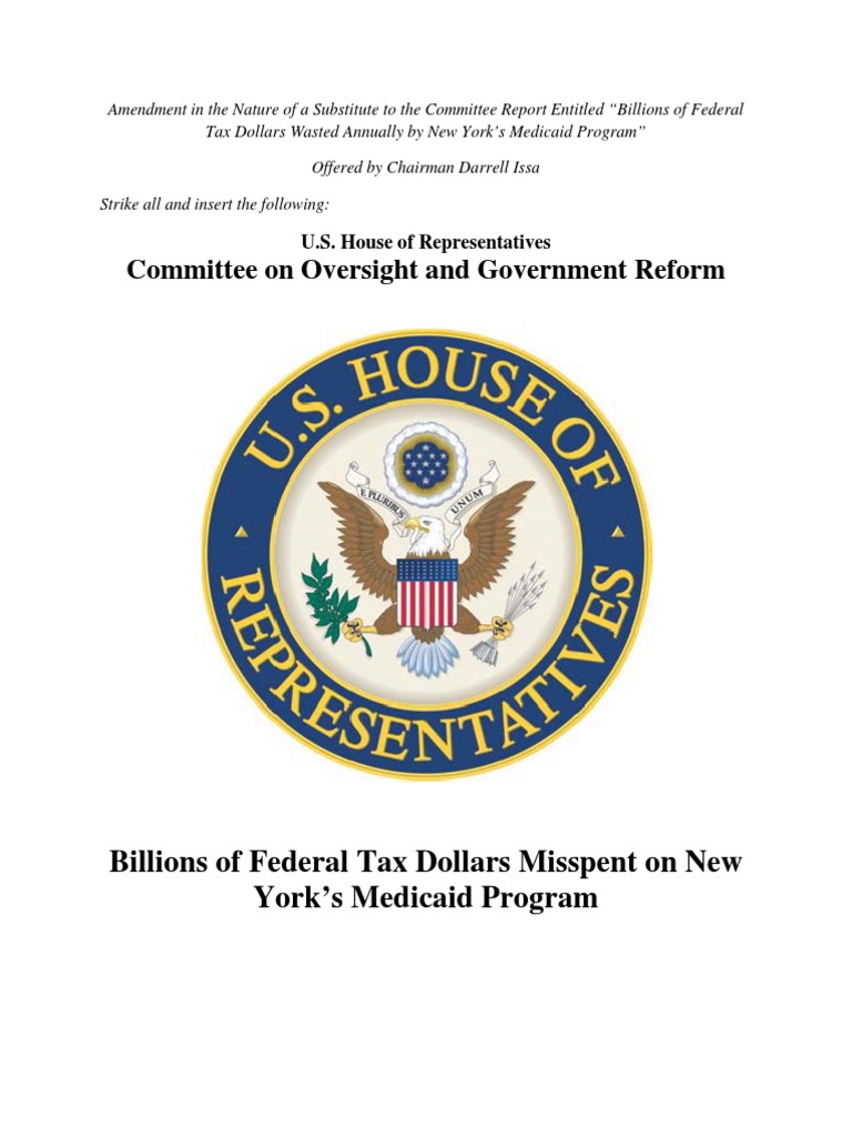 OGR Bipartisan Medicaid Report | PDF
