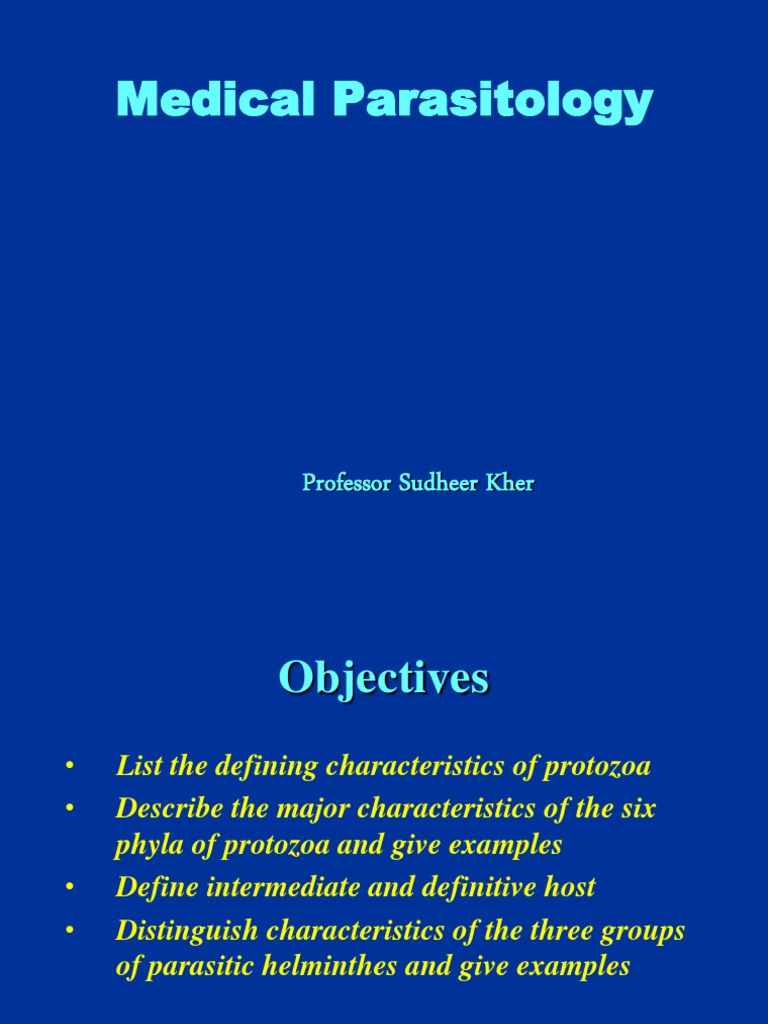 Understanding the Fundamentals of Medical Parasitology: A Comprehensive ...