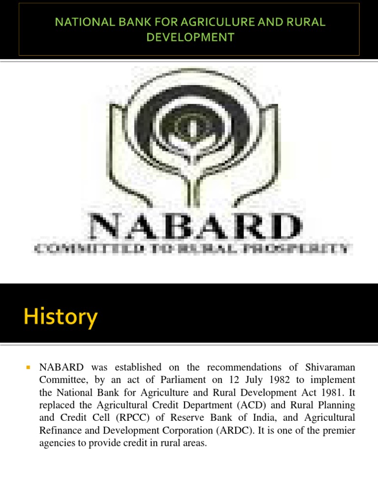 NABARD | PDF | Banking | Financial Services