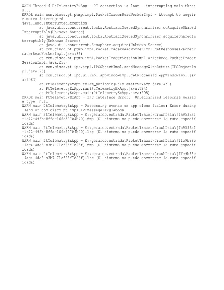 PT Telemetry Log | PDF | Computer Architecture | Concurrency (Computer Science)