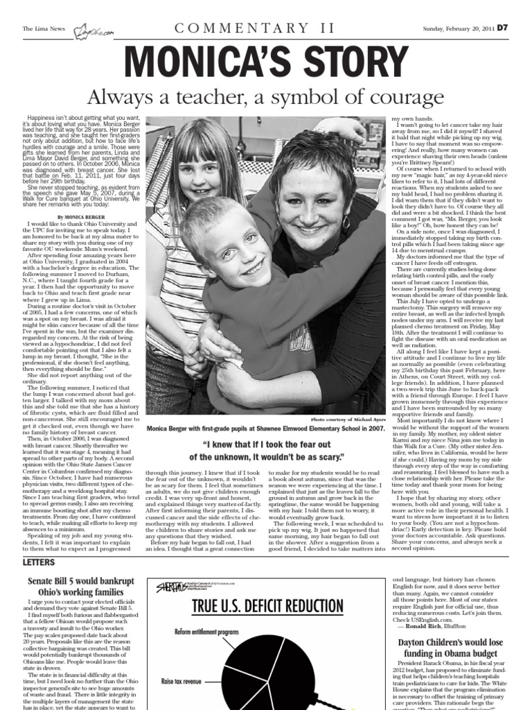 2011 2 20 Edit 2 (Monica Story) | PDF | Pediatrics | Residency (Medicine)