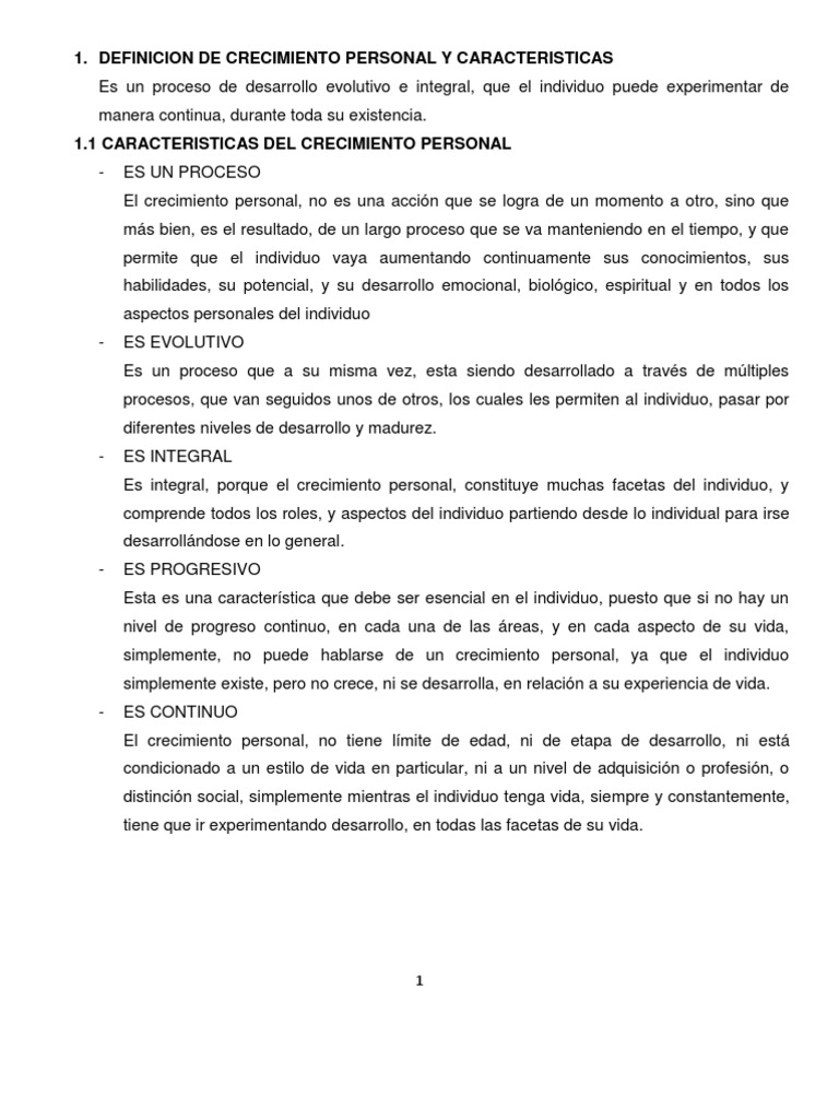 Crecimiento Personal Pdf Desarrollo Personal Conflicto Proceso
