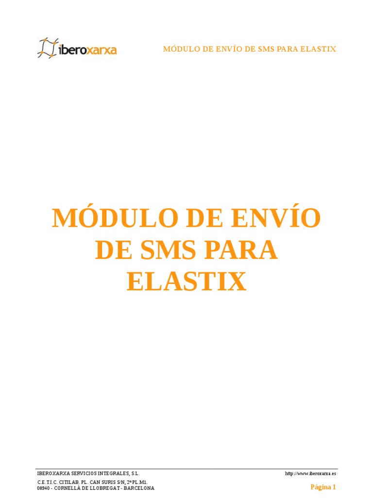 Módulo SMS para Elastix | PDF | Servicio de mensajes cortos | Correo electrónico