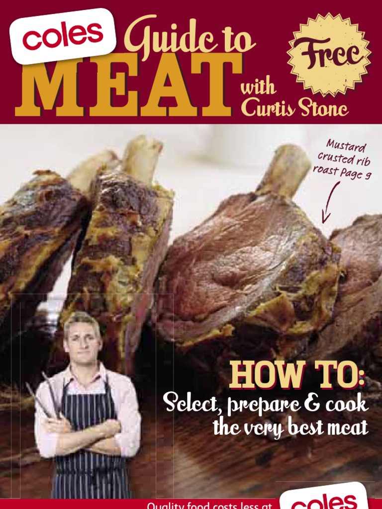 COLES Guide To Meat | PDF | Lamb And Mutton | Steak