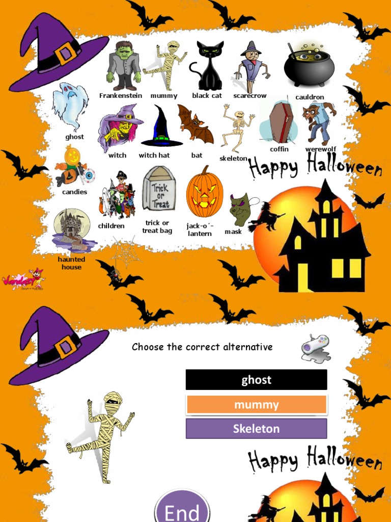 Halloween Vocabulary Activities | PDF | Cooking, Food & Wine | Home ...