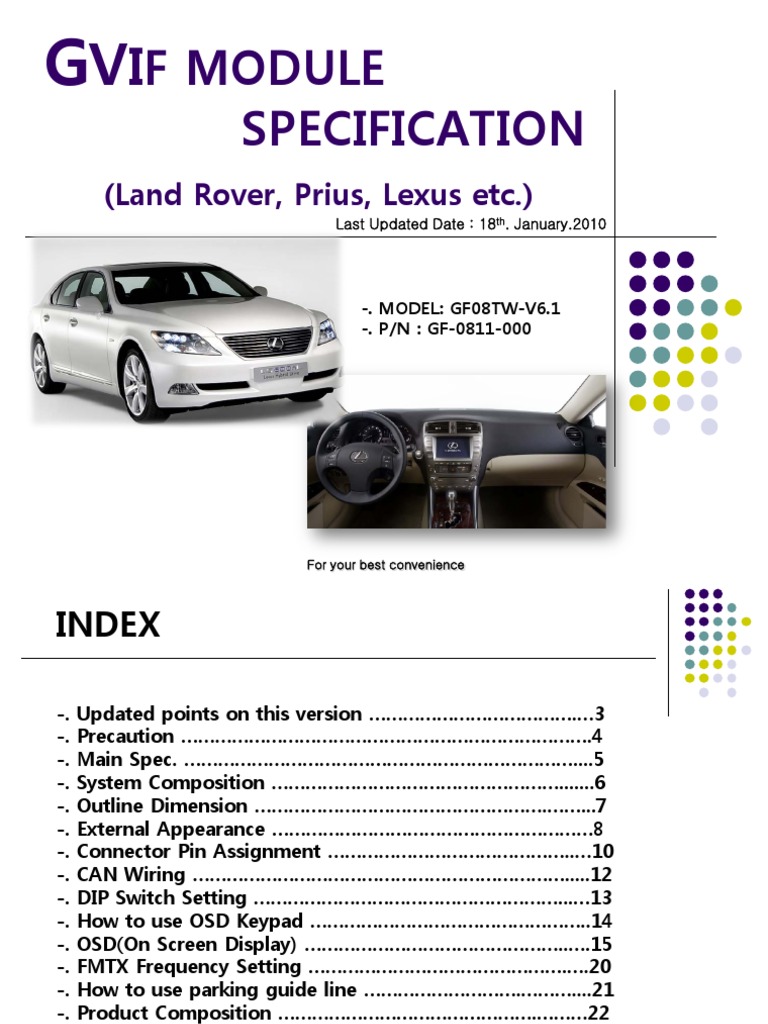 GVIF Rev.6 English0118 | PDF | Rgb Color Model | Media Technology