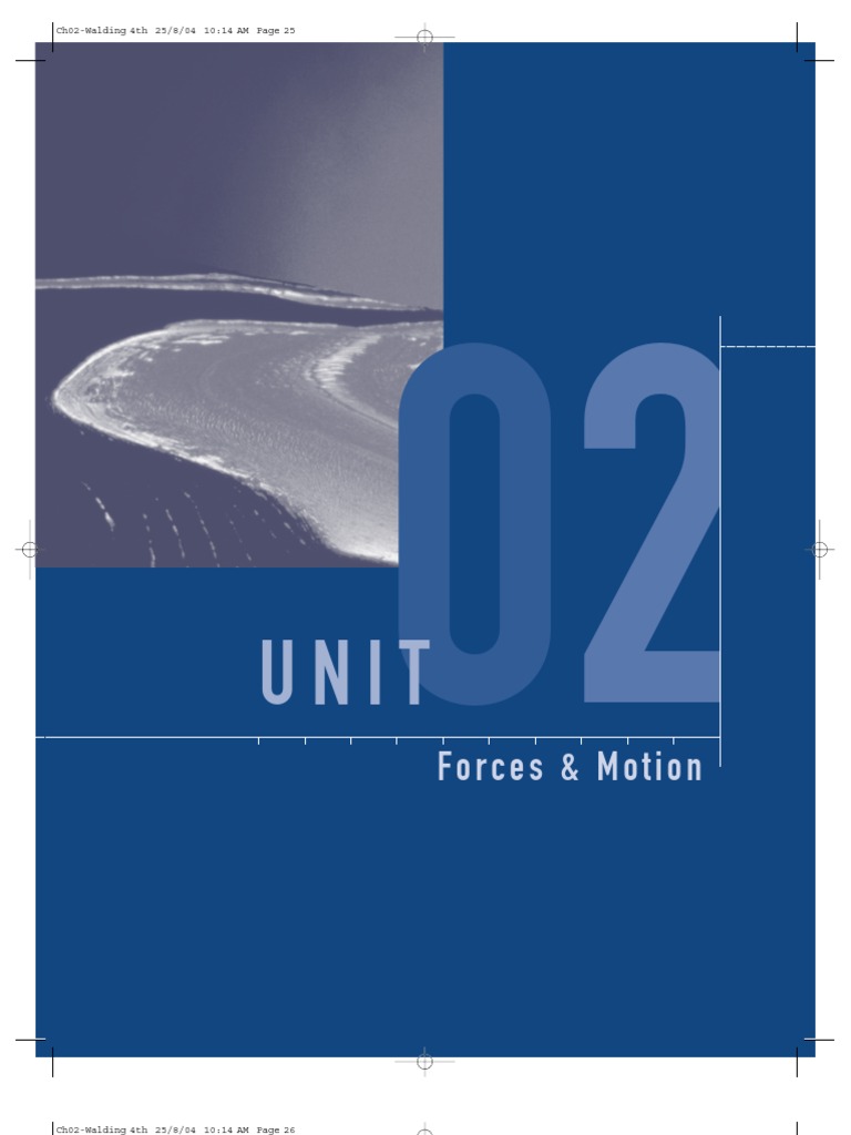 Ch02-Walding 4th Forces and Motion PDF | PDF | Velocity | Acceleration
