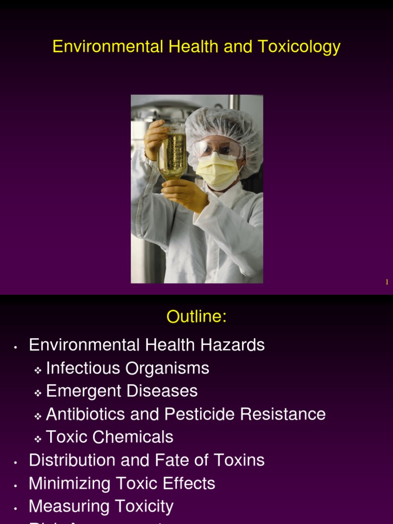 Environmental Health and Toxicity Lecture 2013 | PDF | Antimicrobial ...
