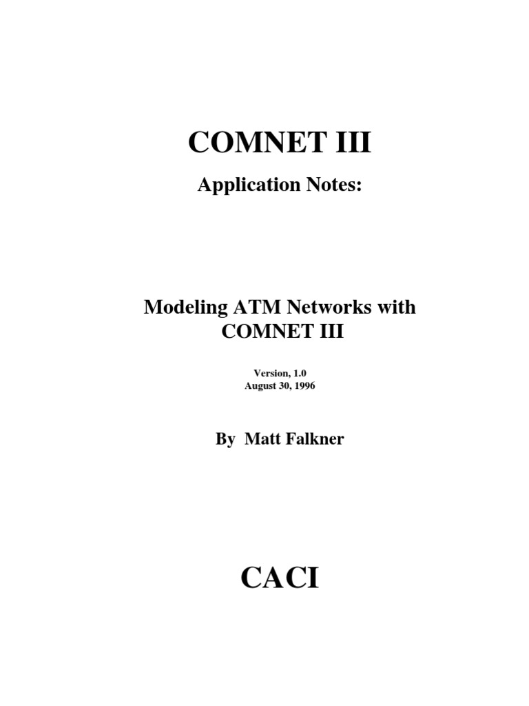 Comnet Atm | PDF