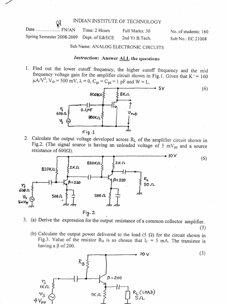 Analog Electronic Circuits | PDF