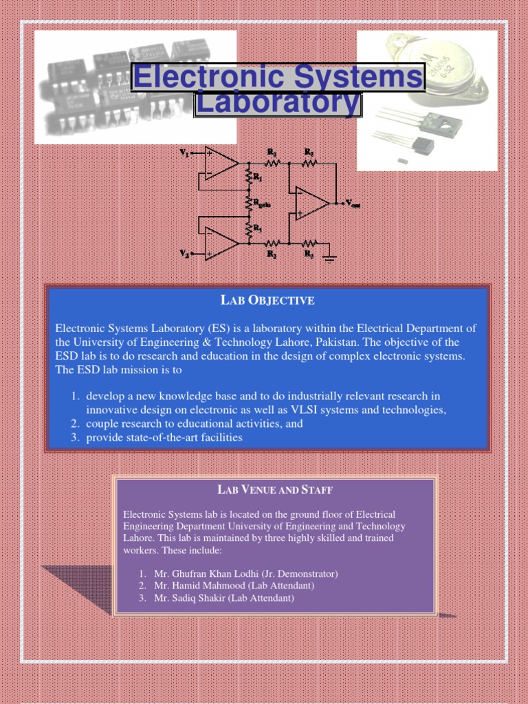 Research and Education in Electronic Systems Design: An Overview of the ...
