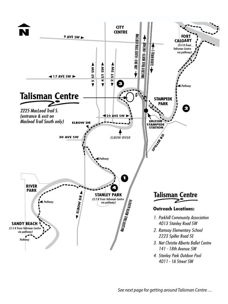 Talisman Map | PDF | Transport Infrastructure | Buildings And Structures