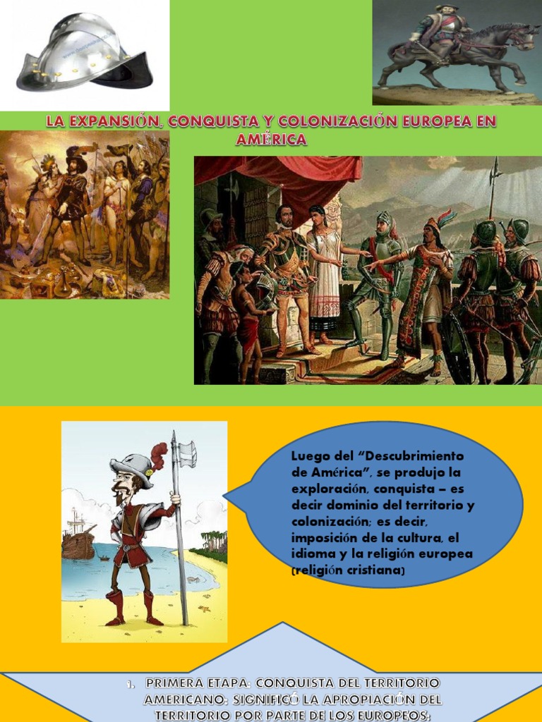CONQUISTA Y COLONIZACIÓN DE AMERICA | Conquistador | Colonización ...