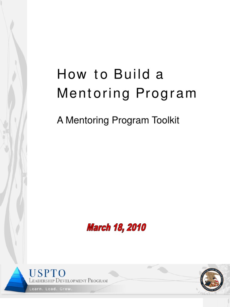 Mentoring Toolkit | PDF | Mentorship | Goal