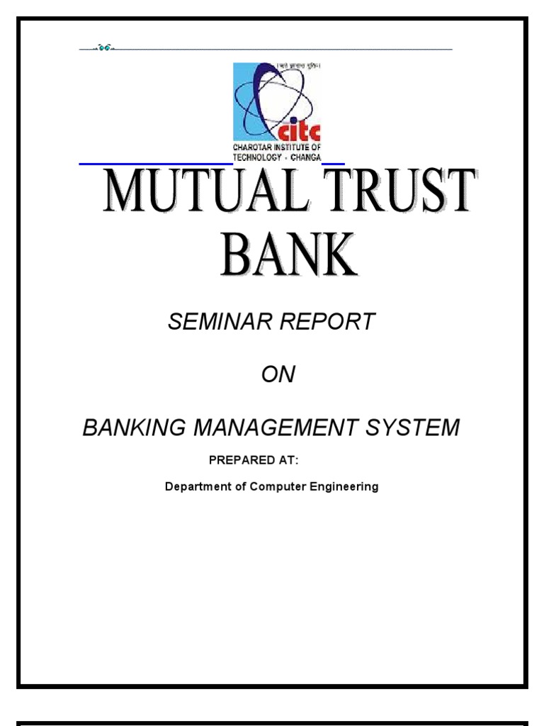 Banking Management System | Download Free PDF | Debits And Credits | Banks