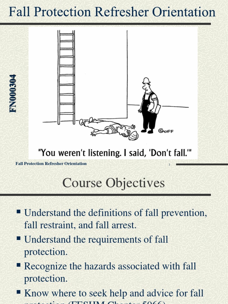 Fall Protection Orientation Refresher - FN000304 | PDF | Nature