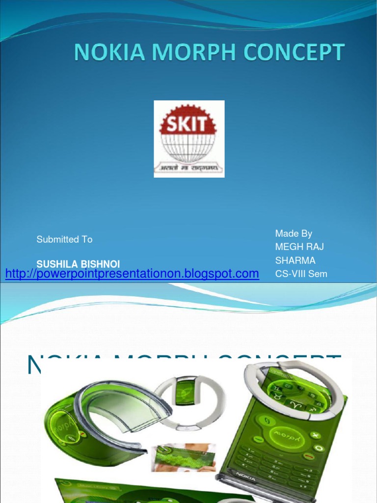 Nokia Morph Concept1 | PDF