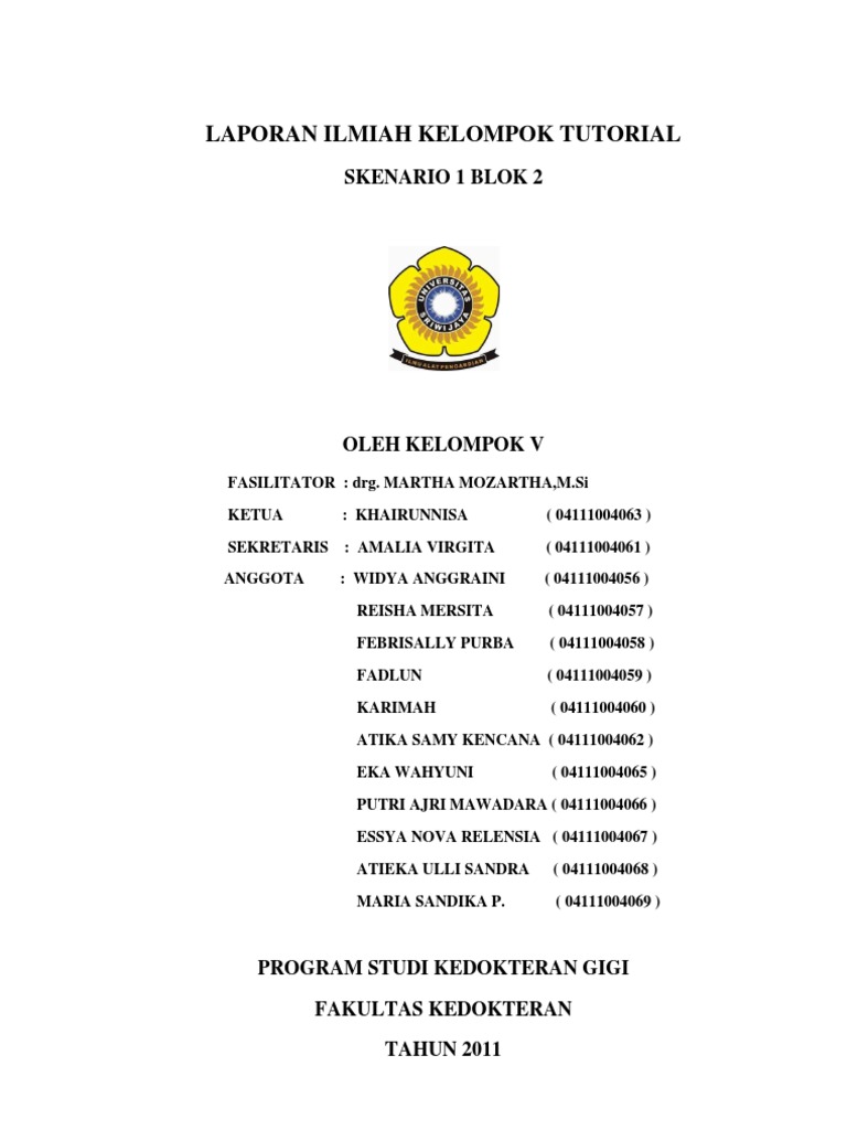 Laporan DK Blok 2 Skenario 1 | PDF