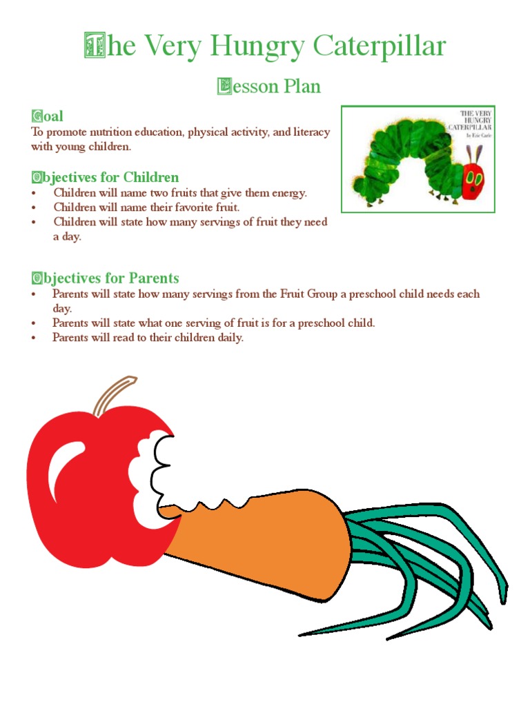 06 Very Hungry Caterpillar Lesson Plan | PDF