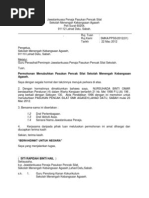 Surat Pindaan Tarikh PSRA 2025 | PDF