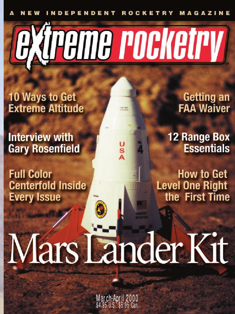 Issue01 - Mar2000extreme Rocketry Magazine | PDF | Rocket | Color