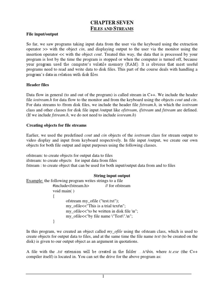 File And Streams In C Pdf Pointer Computer Programming Subroutine