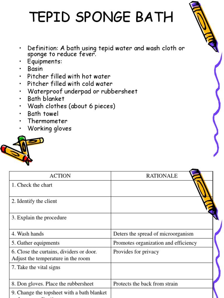 Tepid Sponge Bath | PDF