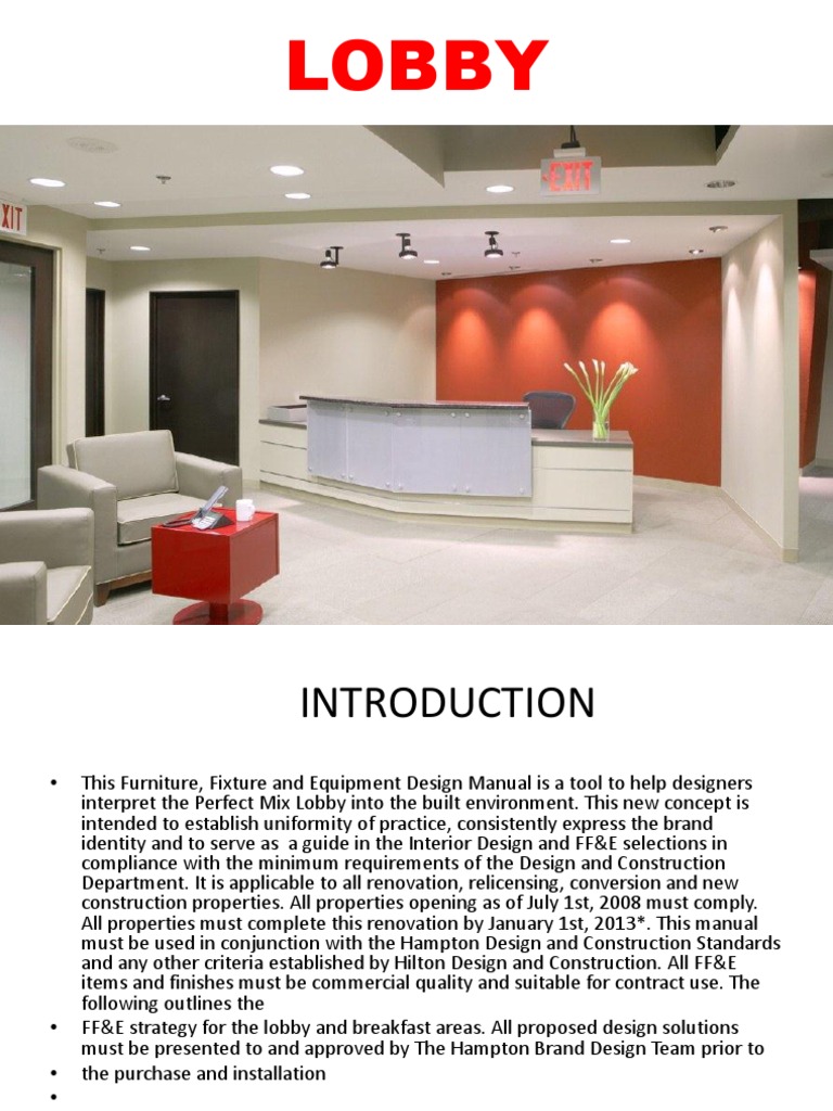 Lobby Details | PDF | Lobby (Room) | Interior Design