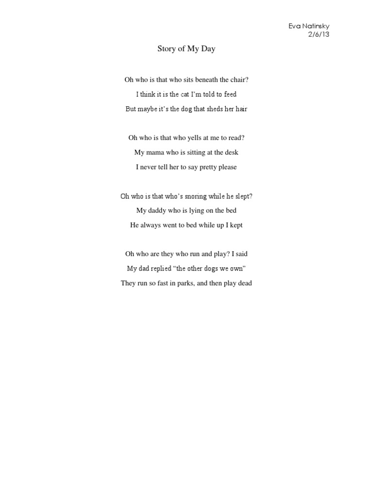 Terza Rima Poem | PDF