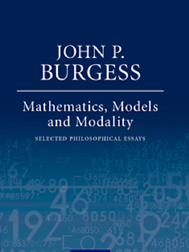 Math, Models and Modality | PDF | Modal Logic | Logic