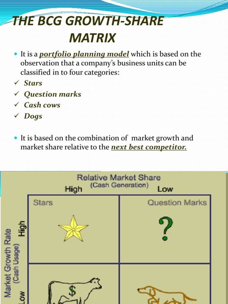 The BCG Growth-Share Matrix | PDF | Microeconomics | Marketing