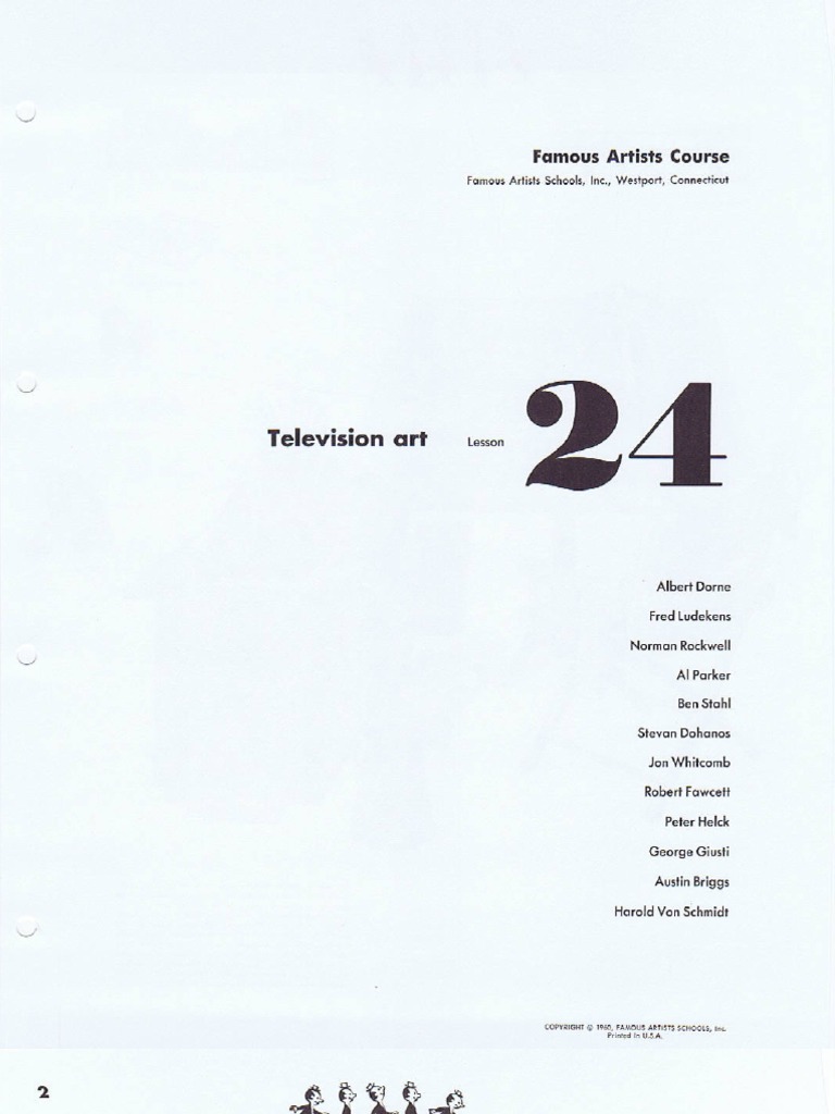 Famous Artist's Course | PDF