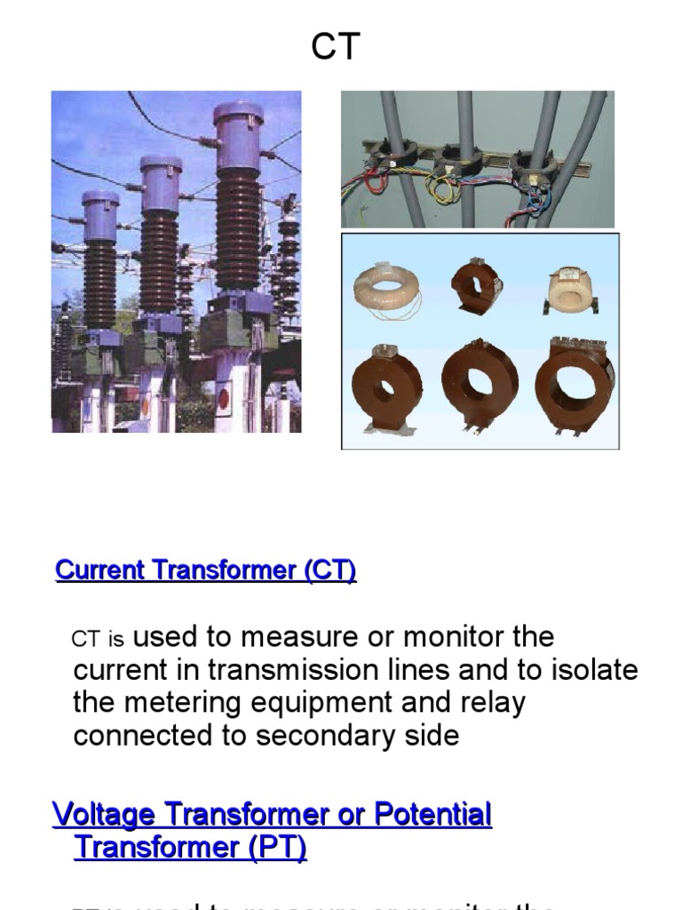 Basics of CT and PT | PDF | Transformer | Electromagnetism
