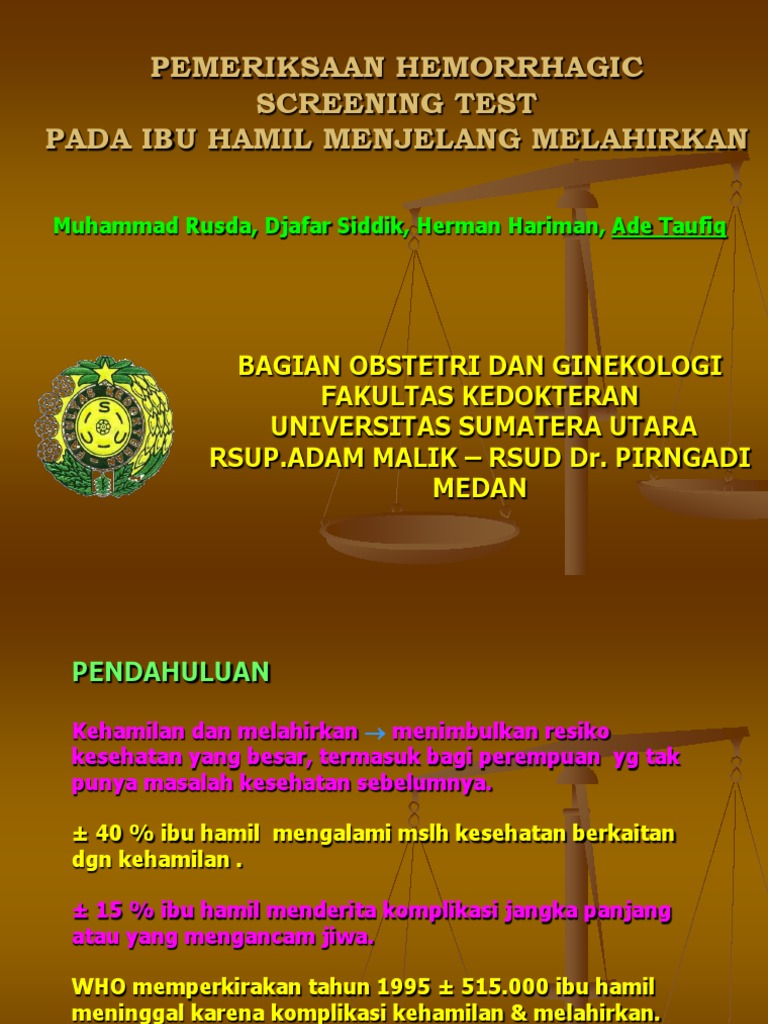 Screning HST | PDF | Pengembangan Diri | Kesehatan Holistik