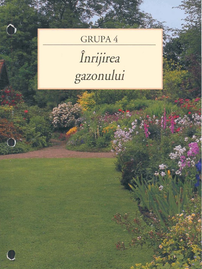Capitolul 04 - Ingrijirea Gazonului | PDF