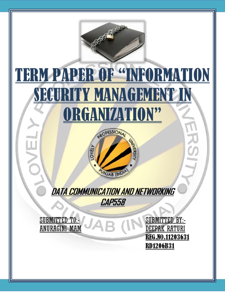 Information Security Management in Organisation | PDF | Information ...