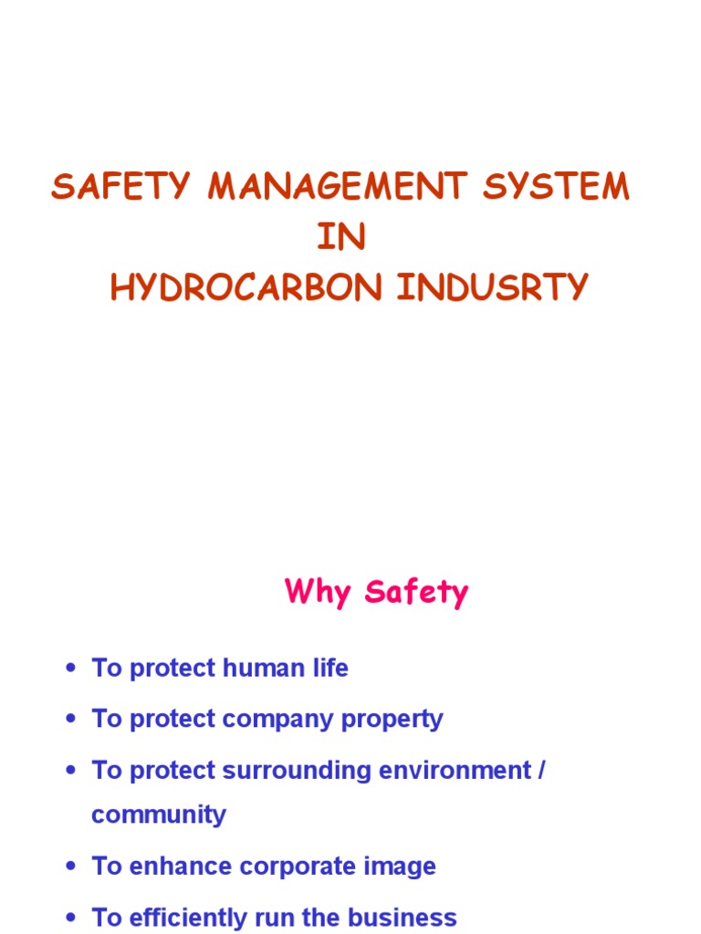Hydrocarbon Safety Management Systems | PDF | Safety | Risk Management