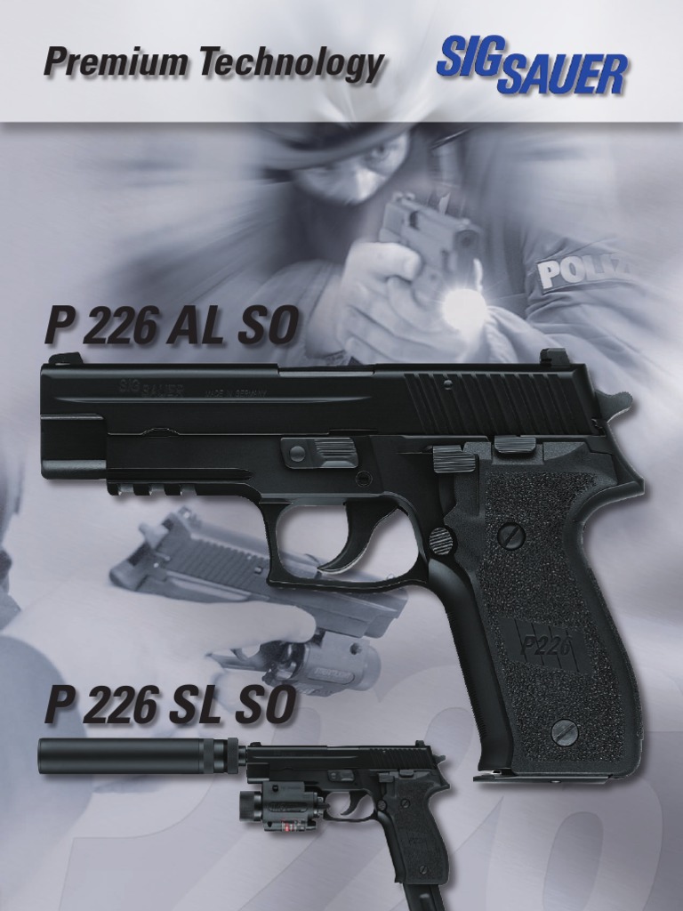 P226 | PDF | Trigger (Firearms) | Firearms