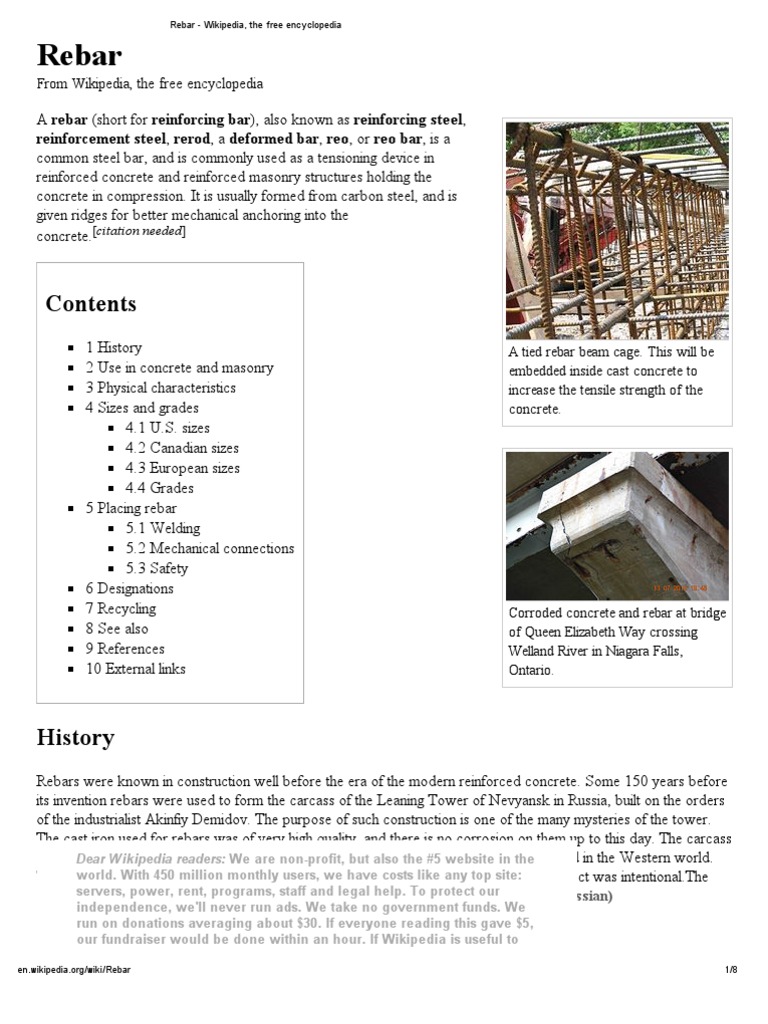 Rebar - Sizes.pdf | Building Materials | Structural Engineering