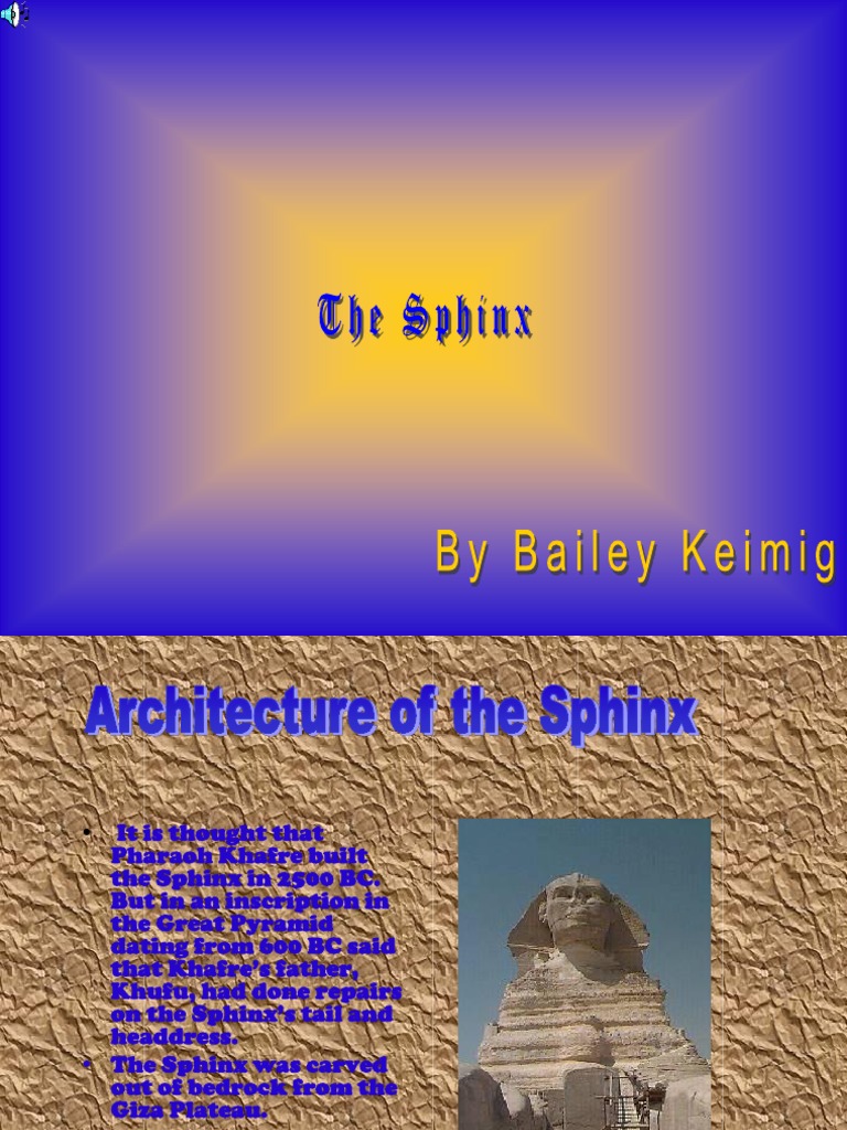 The Sphinx | Download Free PDF | Ancient Egypt | Paintings