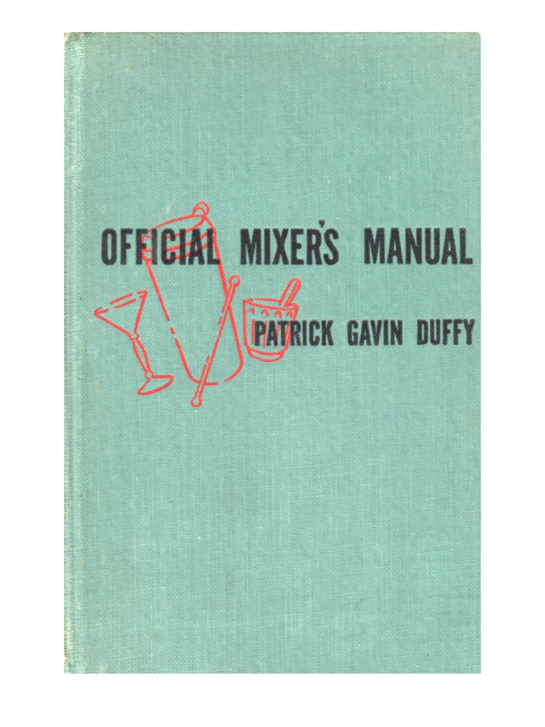 Official Mixers Manual | PDF