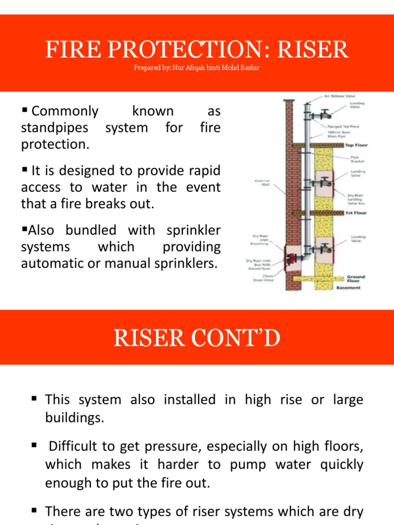 Fire Protection - Riser | Valve | Fire Sprinkler System