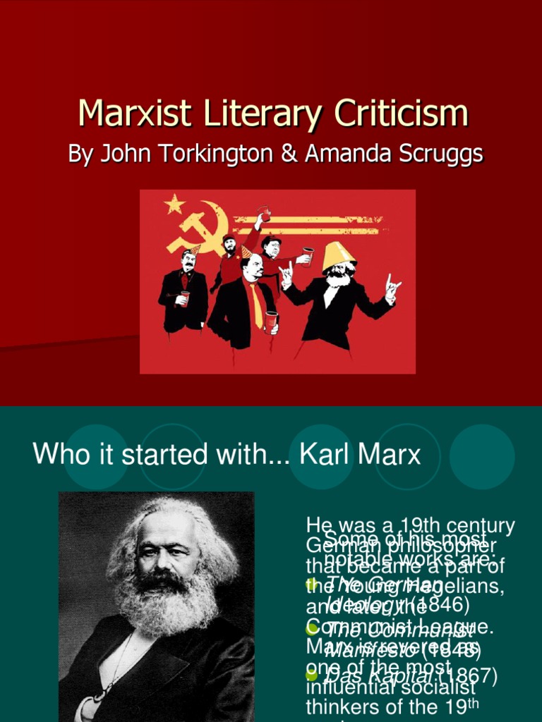 Marxist Literary Criticism Overview | PDF | Karl Marx | Marxism