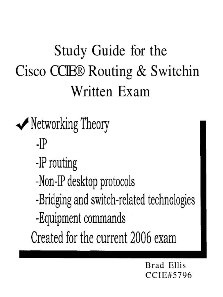 Ccie Rs Written | PDF | Transmission Control Protocol | Routing