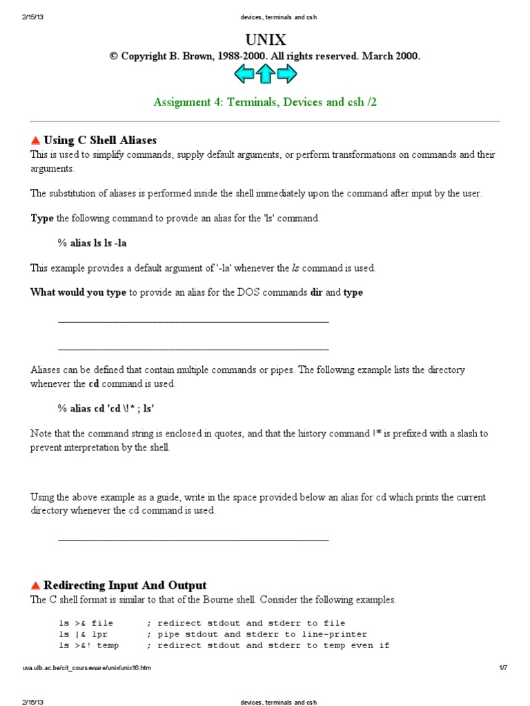 Devices, Terminals and CSH | PDF | Software | System Software