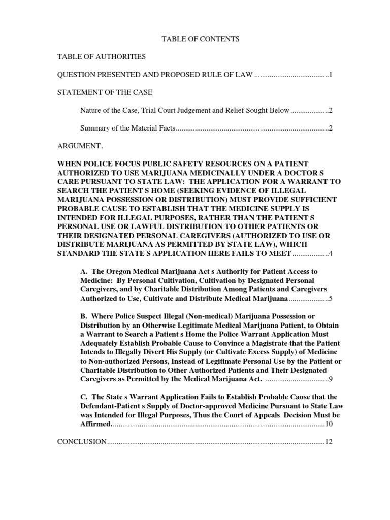 Brief | Download Free PDF | Probable Cause | Search Warrant